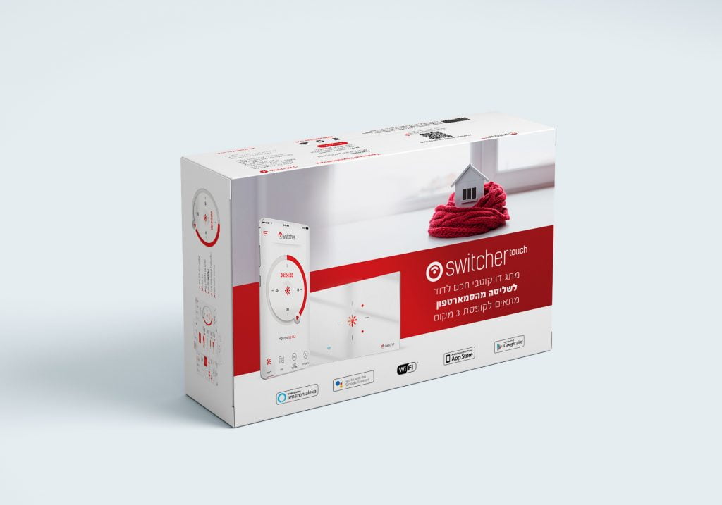 Switcher Touch - מתג מגע חכם לדוד החשמל | Switcher
