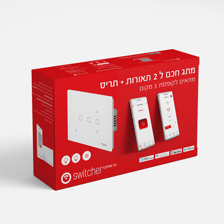 Switcher Touch - מתג מגע חכם לדוד החשמל | Switcher